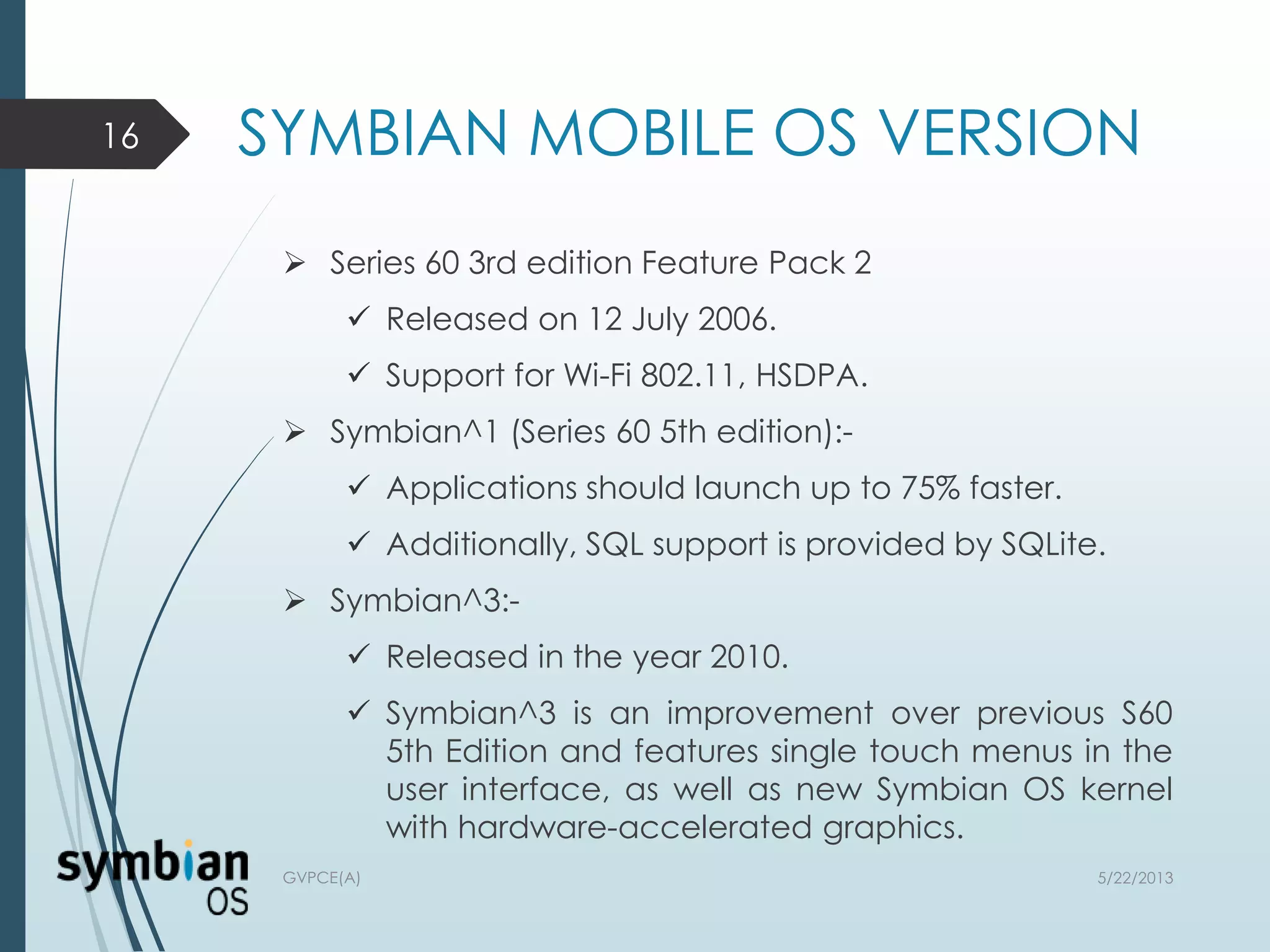 Mobile operating system ppt | PPTX