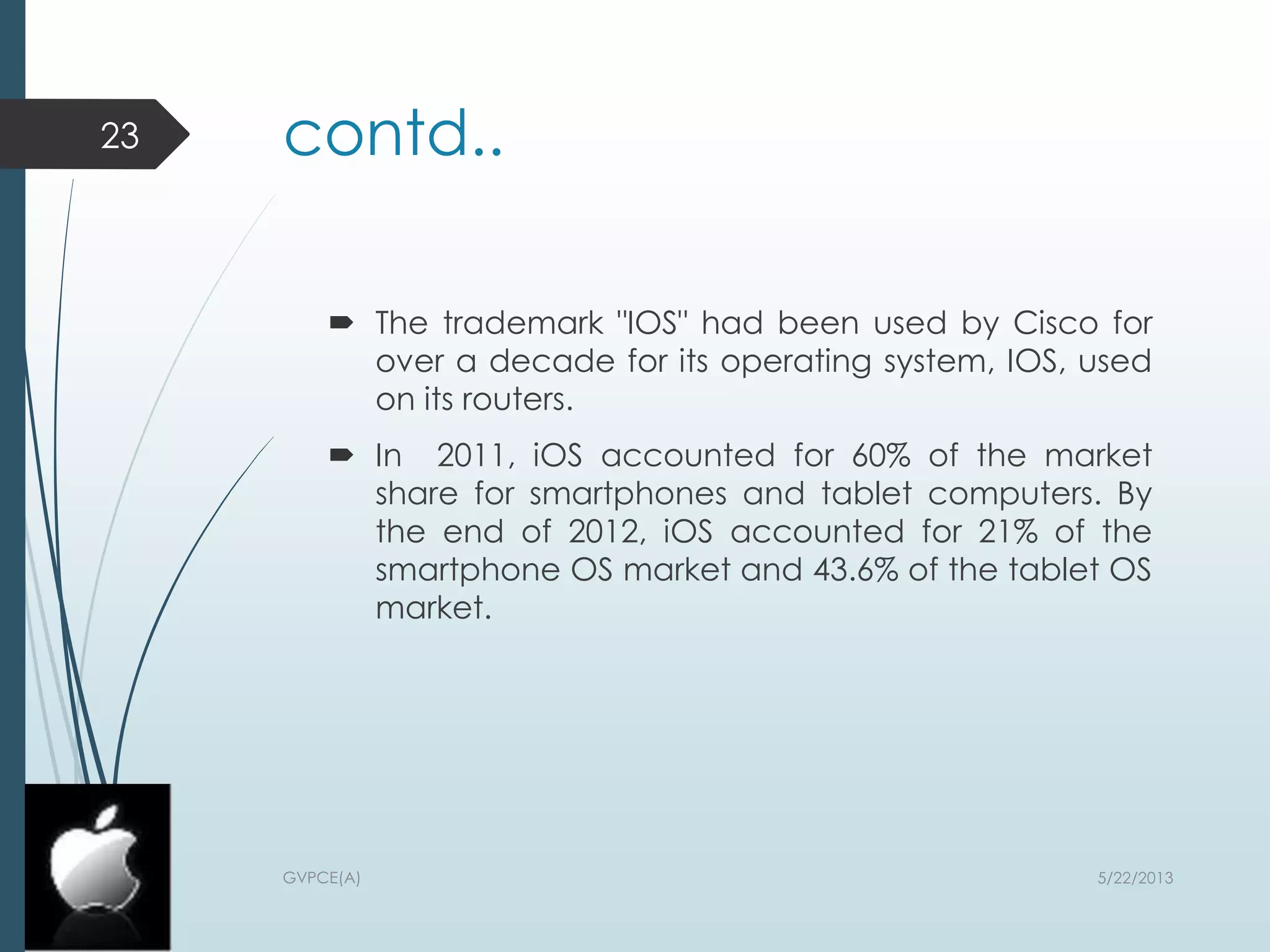 Mobile operating system ppt | PPTX