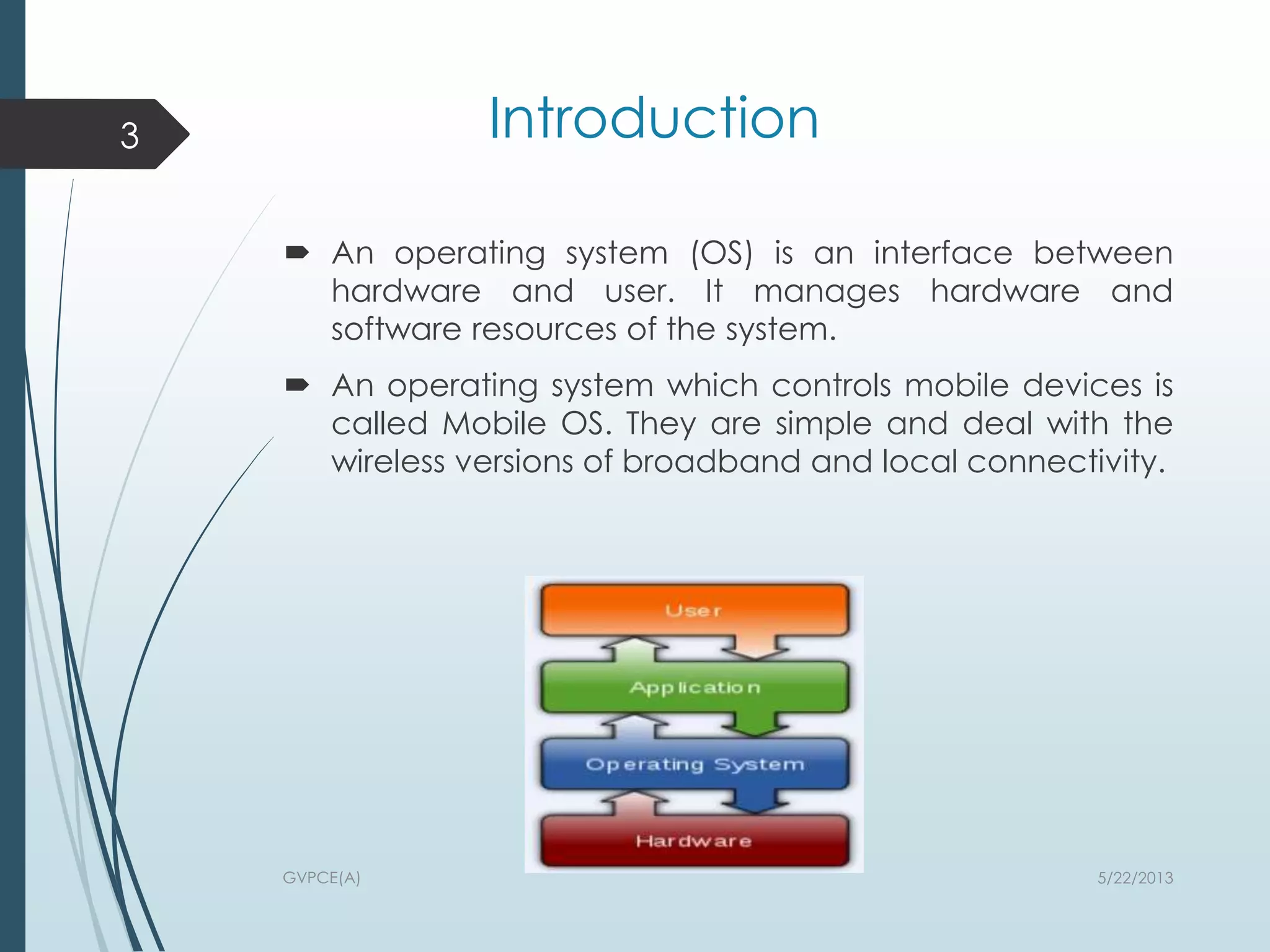 Mobile operating system ppt | PPTX