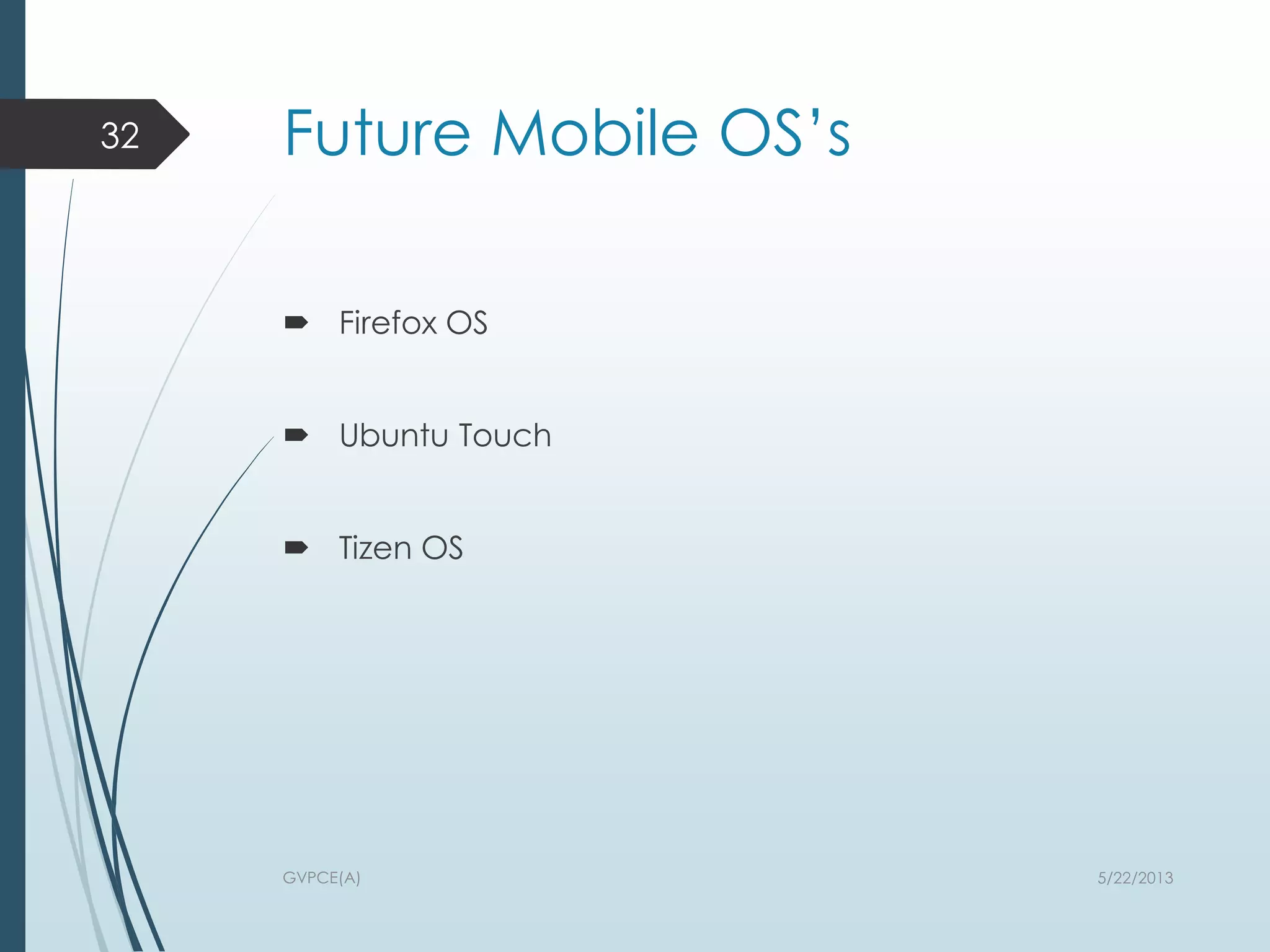 Mobile Operating System Ppt Pptx Operating Systems Computer