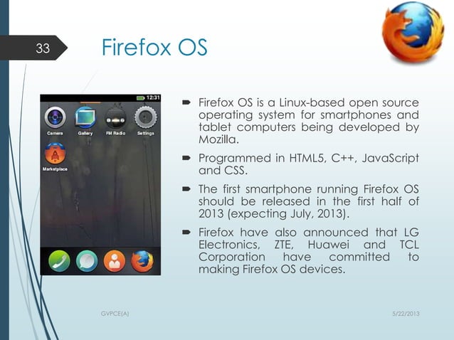 Mobile Operating System Ppt Pptx Operating Systems Computer