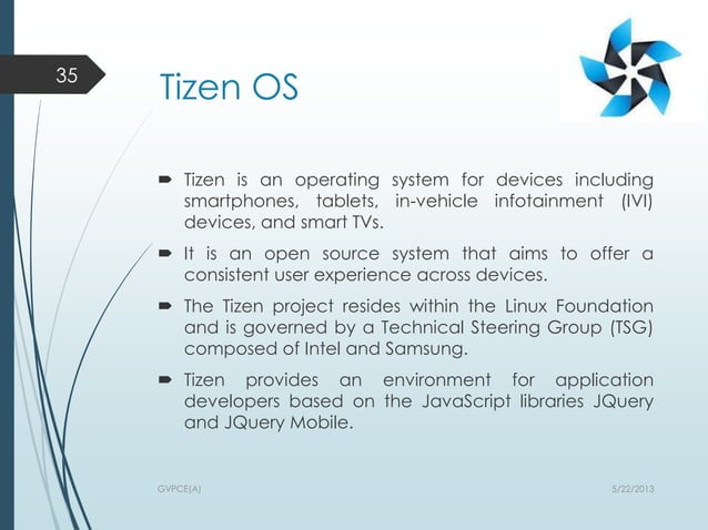 Mobile Operating System Ppt Pptx Operating Systems Computer