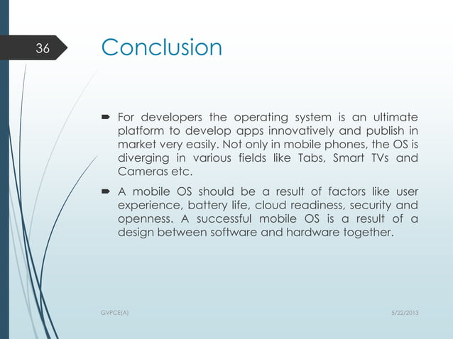Mobile Operating System Ppt Pptx Operating Systems Computer