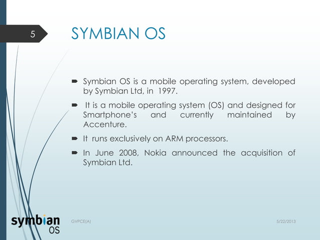 Mobile Operating System Ppt Pptx Operating Systems Computer
