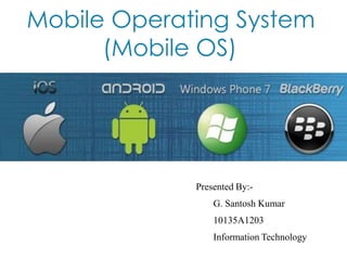 Types Of Mobile Operating System