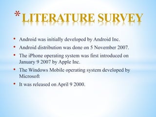 Mobile operating system (os) | PPT