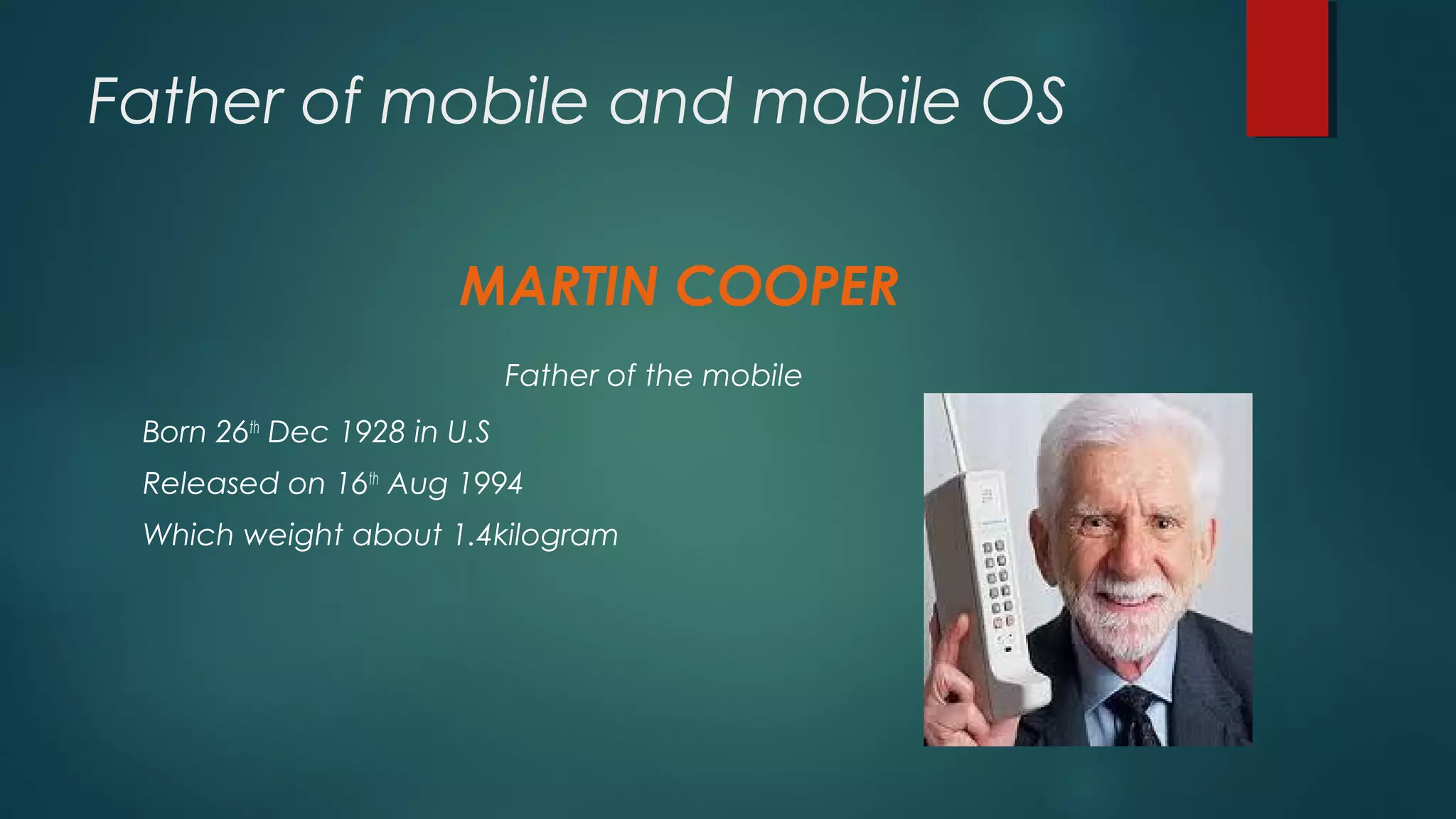 Different type of Mobile operating systems | PPT | Operating Systems ...