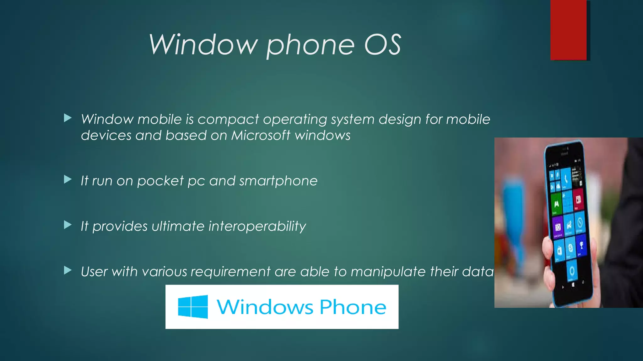 Different type of Mobile operating systems | PPT | Operating Systems ...