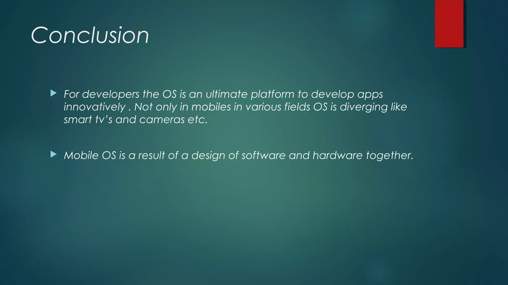 Different Type Of Mobile Operating Systems Ppt Operating Systems 2884