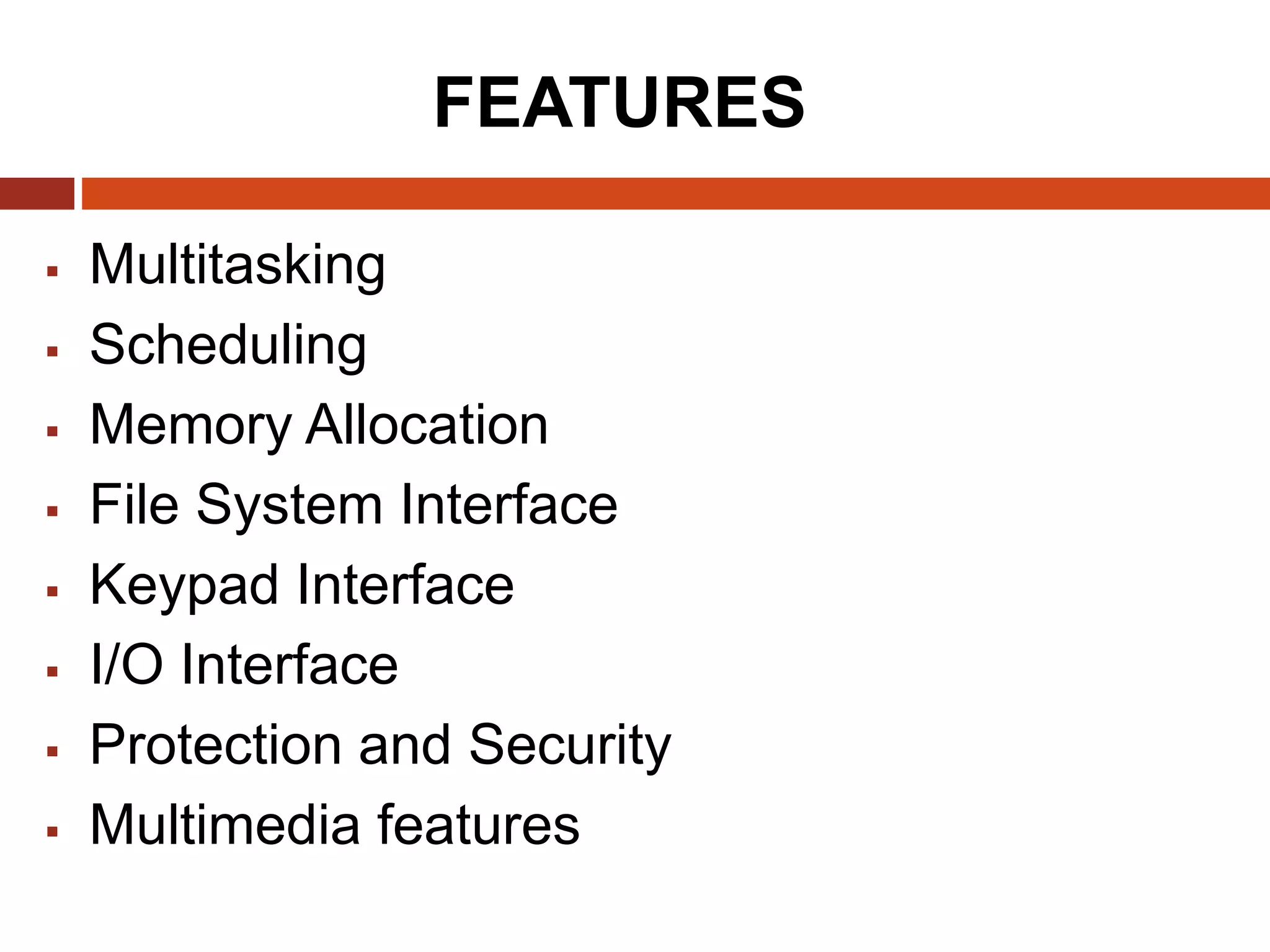 Mobile Operating Systems | PPTX