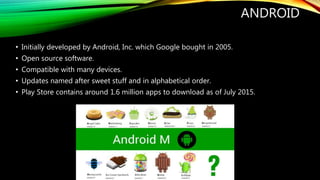 Mobile operating systems | PPTX | Operating Systems | Computer Software ...