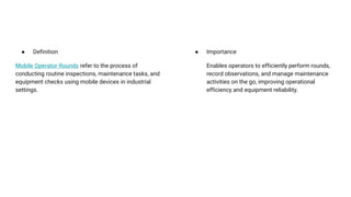 Mobile Operator Rounds | Innovapptive Inc | PPTX