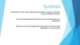 Mobile operating systems | PPTX