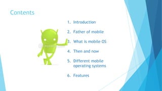 Mobile operating systems | PPTX | Operating Systems | Computer Software ...