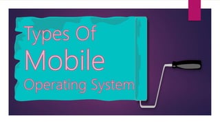MOBILE OS | PPTX | Smartphones | Consumer Electronics