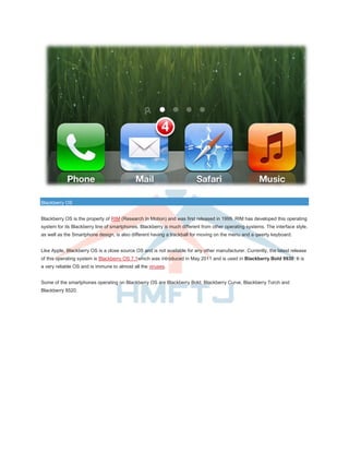 TOP TEN CELLULAR DEVICES OPERATING SYSTEMS | PDF