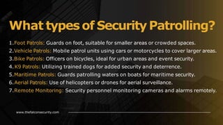 Why Mobile Patrols are important for Security | PPTX