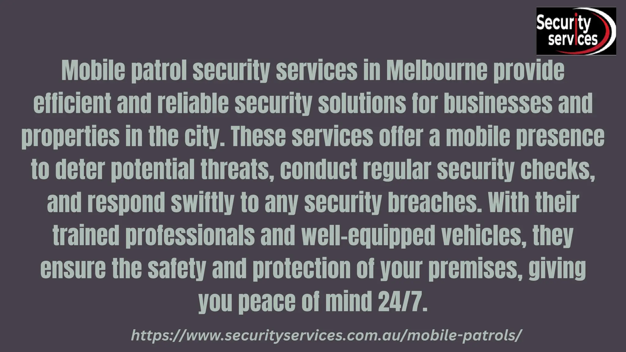 MOBILE PATROL SECURITY SERVICES IN MELBOURNE.pptx