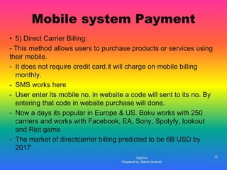 Mobile payment | PPTX