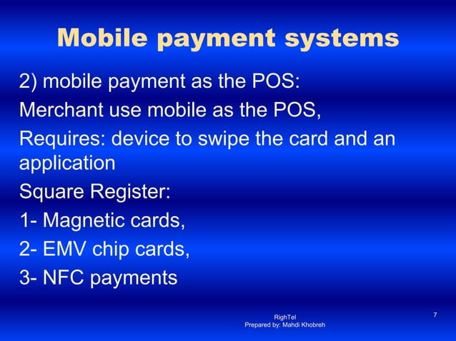 Mobile payment | PPTX