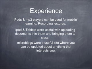 Mobile:personal itec 299 | PPT
