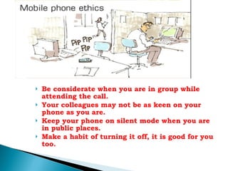 Mobile phone and proper usage | PPS