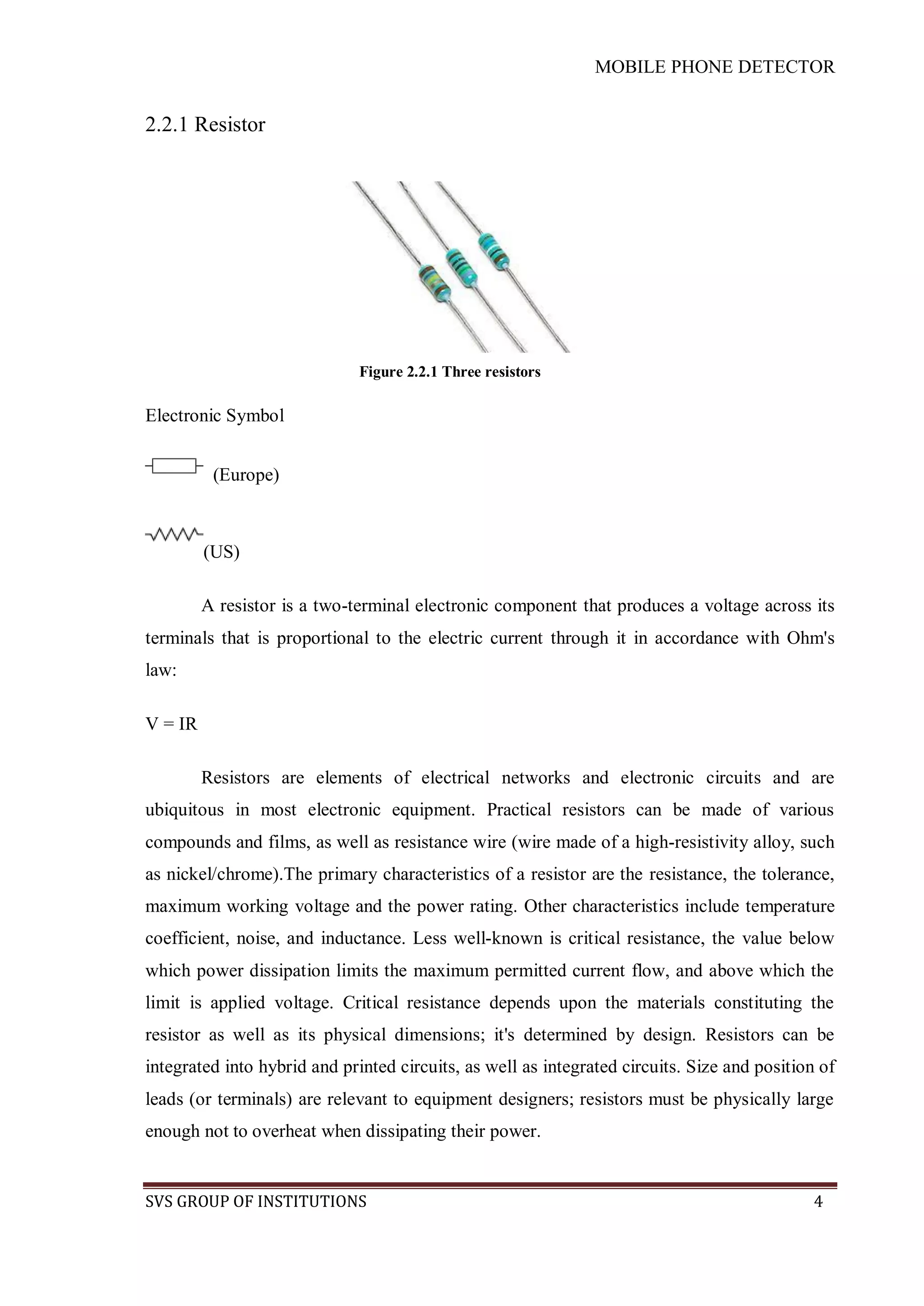 Mobile phone detector pdf | PDF