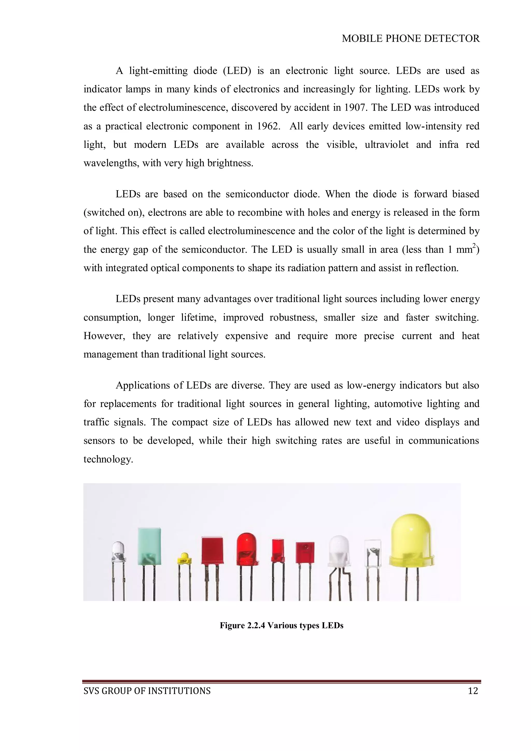 Mobile phone detector pdf | PDF