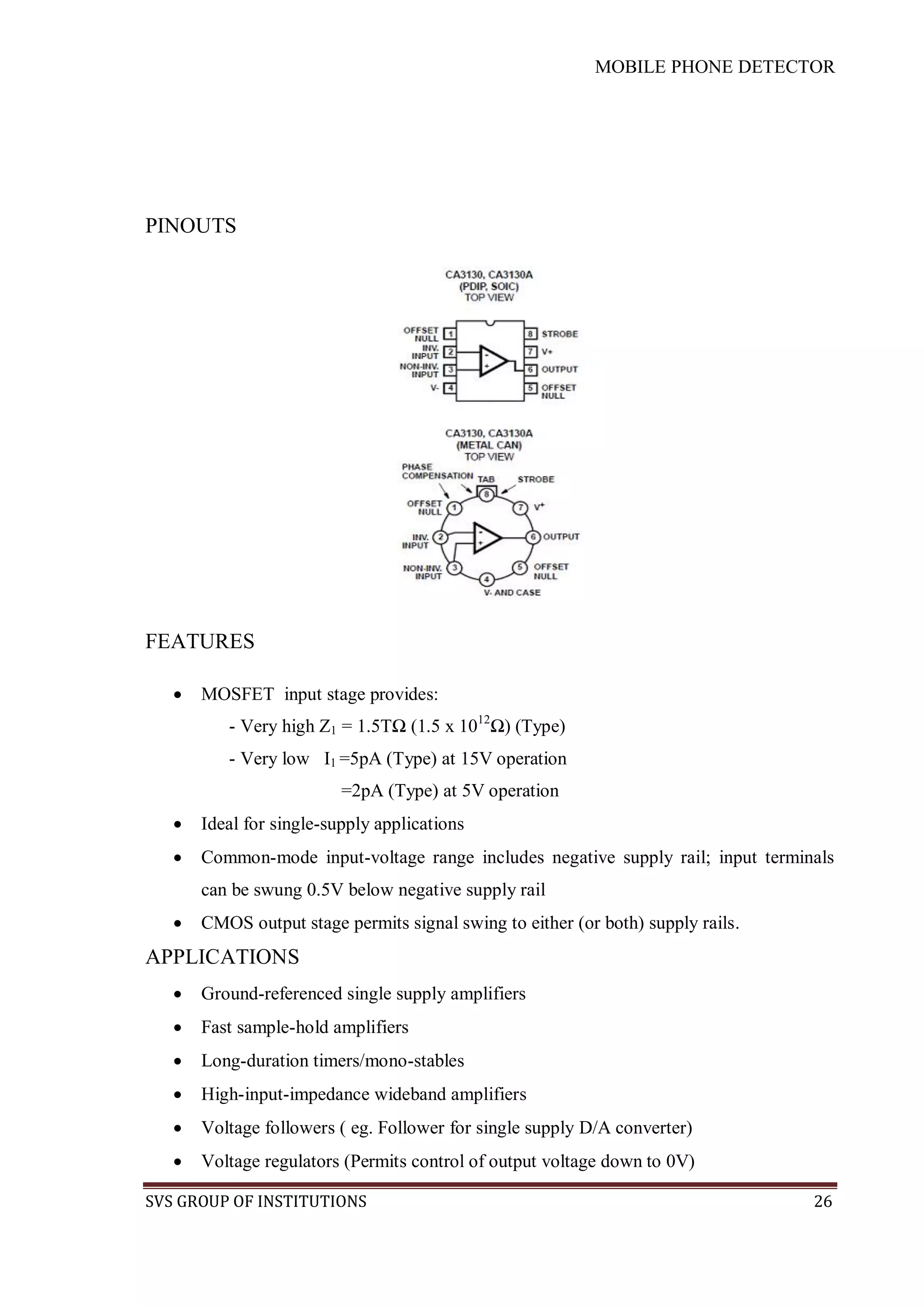 Mobile phone detector pdf | PDF