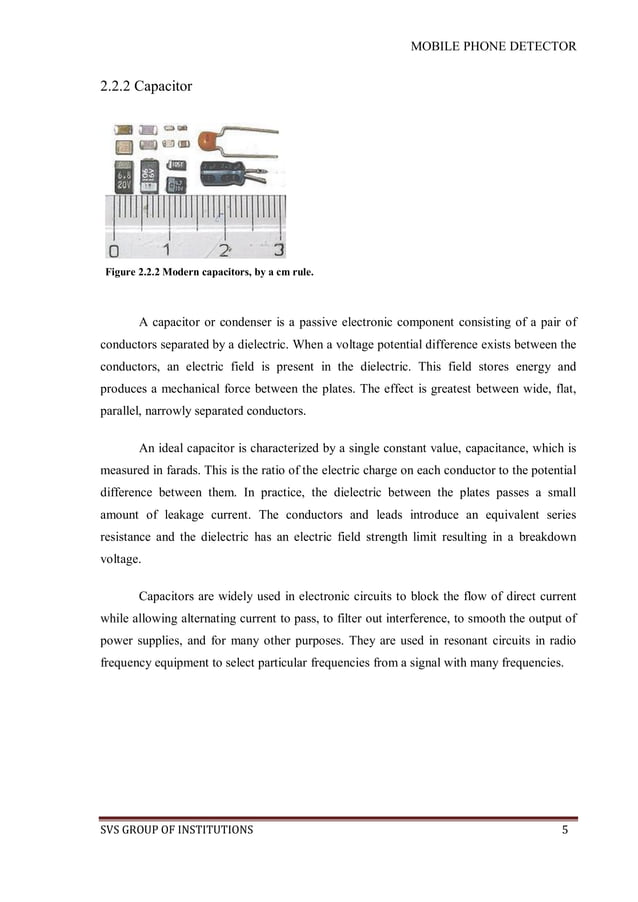 Mobile phone detector pdf | PDF | Consumer Electronics | Technology & Computing