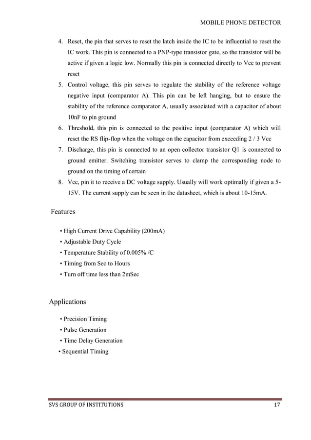 Mobile phone detector pdf | PDF | Consumer Electronics | Technology & Computing