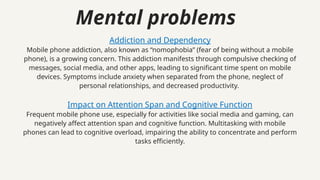 Mobile Phone and health risks 2024 (preventive medicine) | PPTX