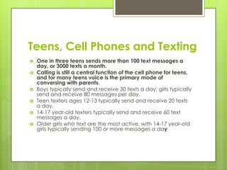Mobile phone and youth culture | PPT