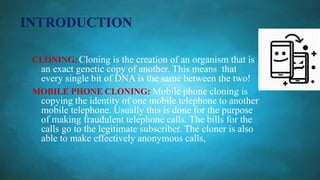 Mobile phone cloning | PPT