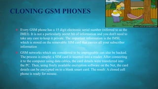 Mobile phone cloning | PPT