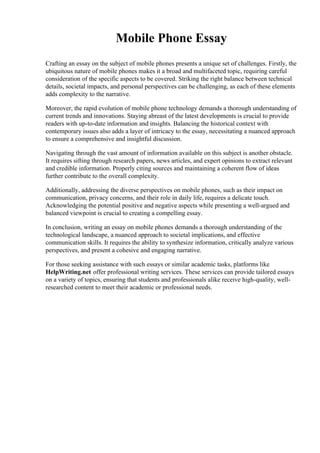 Mobile Phone Essay.pdf