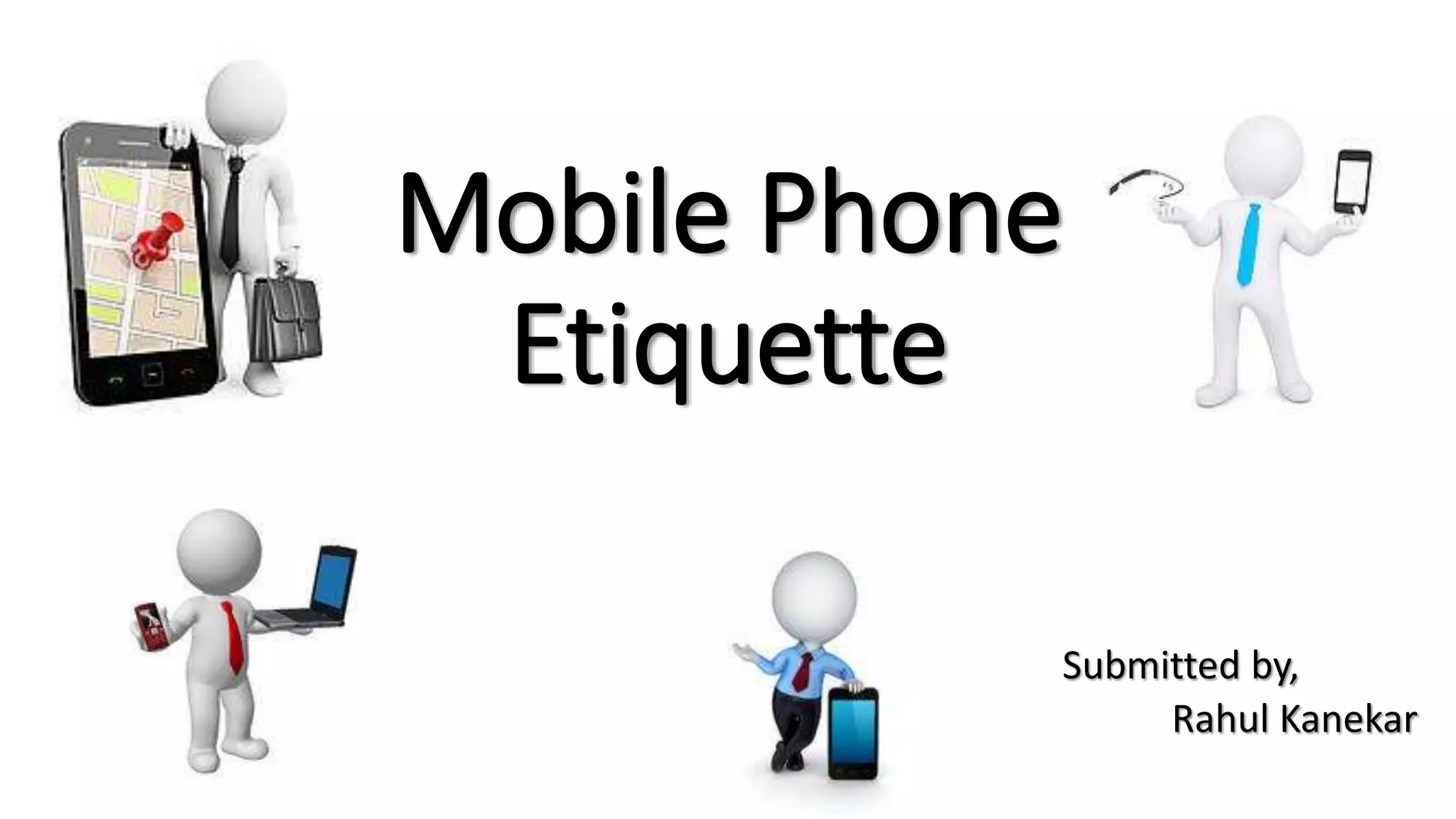 Mobile phone etiquette | PPTX