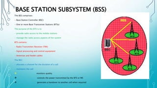 Mobile phone generations (Protocols, Terminology,interfaces) | PPTX