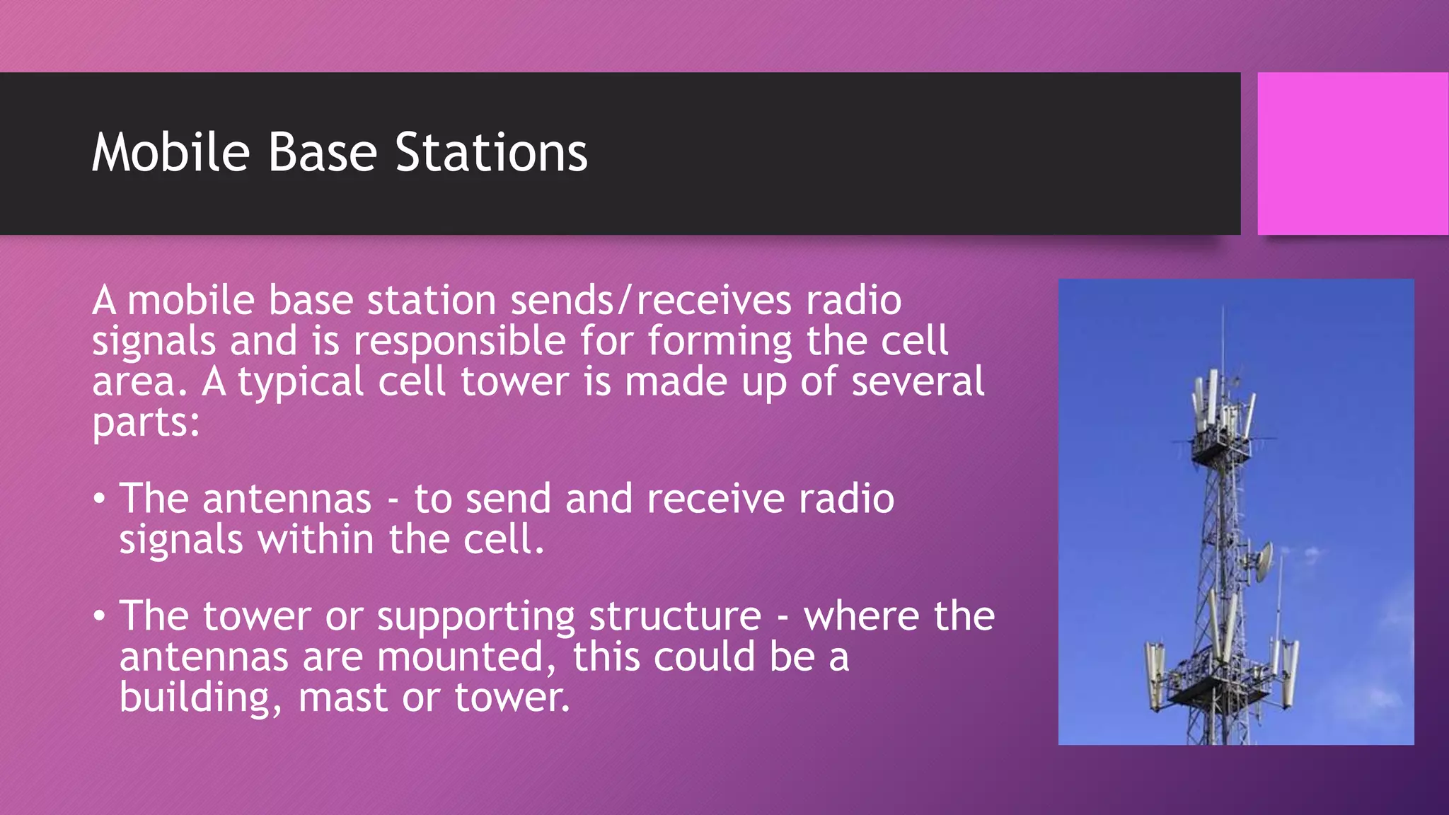 Mobile phone networks | PPTX | Computer Networking | Computing