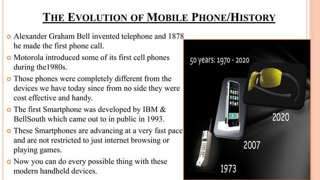 Mobile phone: Evolution to Revolution | PPTX