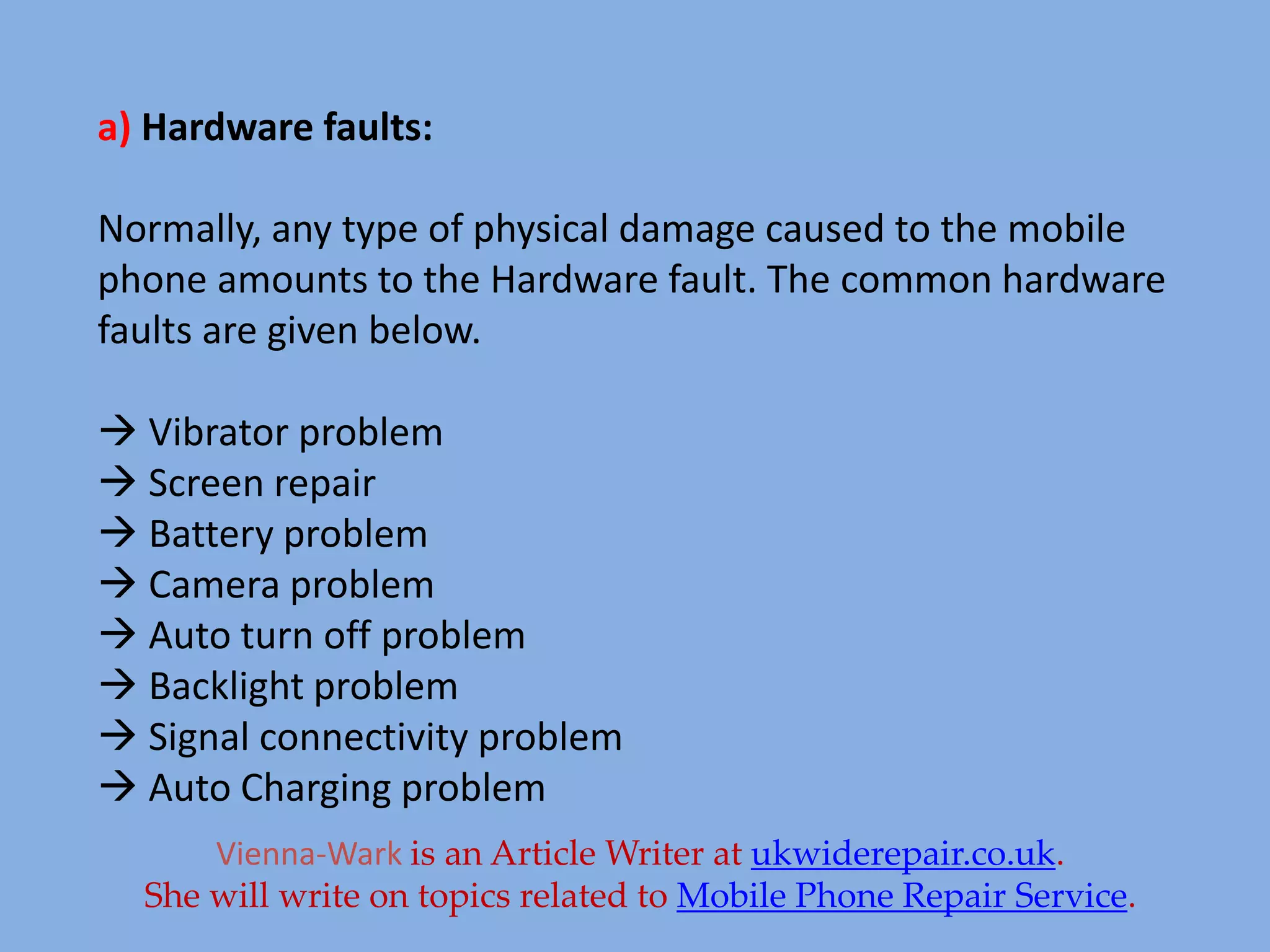 Mobile phone repair and replacement | PDF