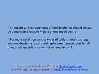 Mobile phone repair and replacement | PDF