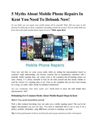 Mobile Phone Repairs & services | DOCX