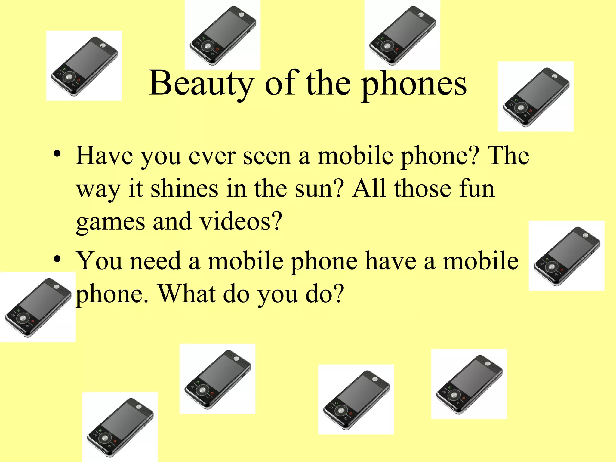 Mobile Phones | PPT