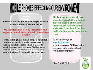 Mobile Phones | PPT | Smartphones | Consumer Electronics