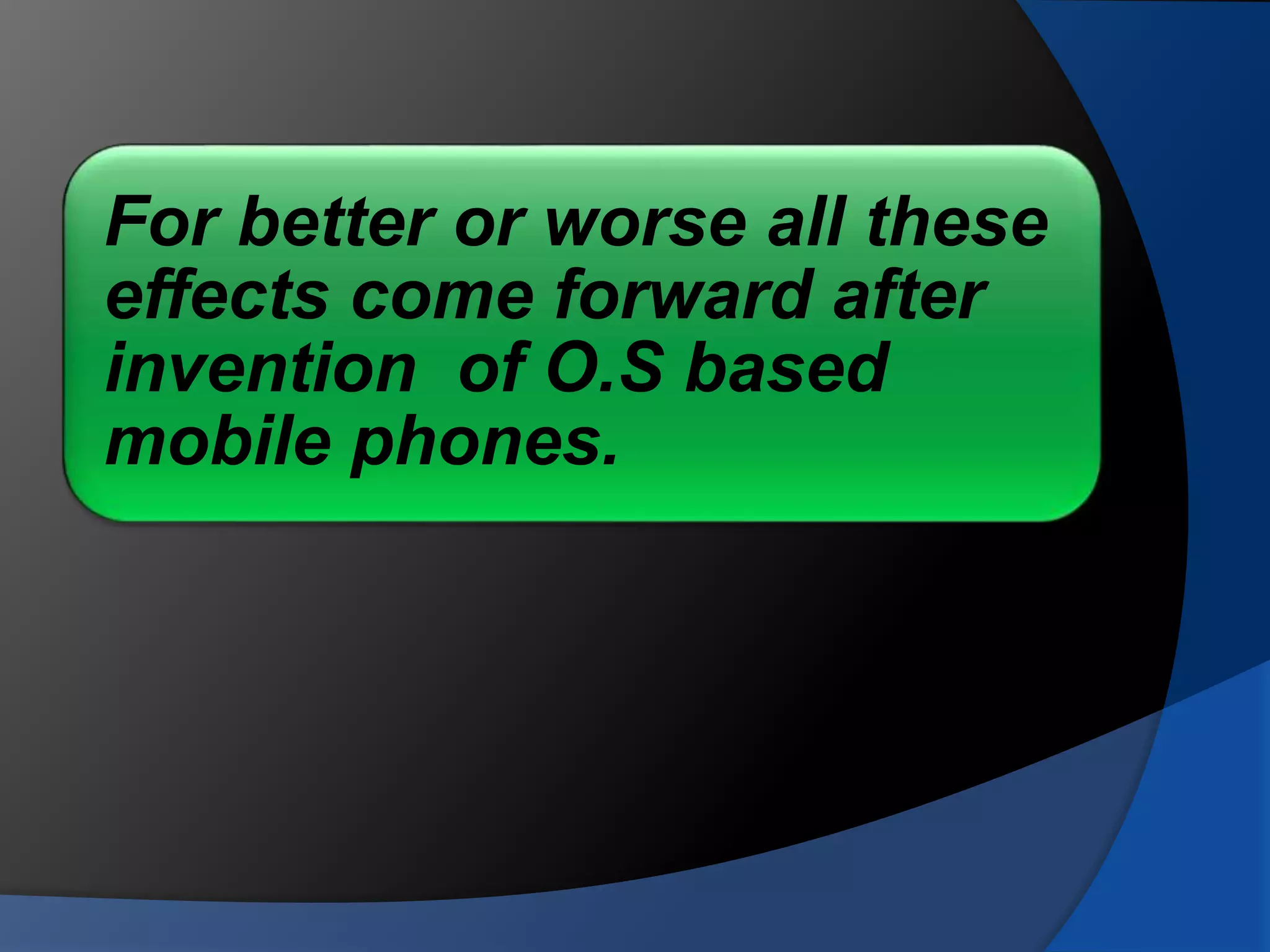 Effect of Mobile phones on Student Life | PPTX