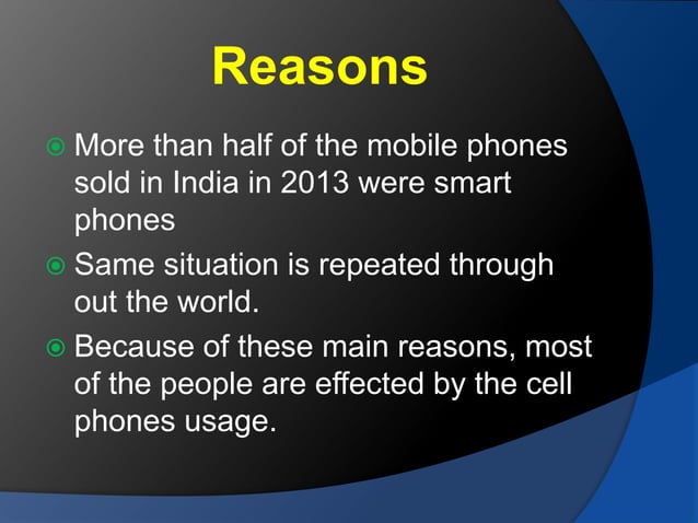 Effect of Mobile phones on Student Life | PPTX | Phone Services | Home Utilities