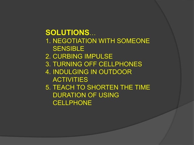 Mobile phones usage | PPTX