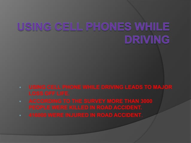 Mobile phones usage | PPTX