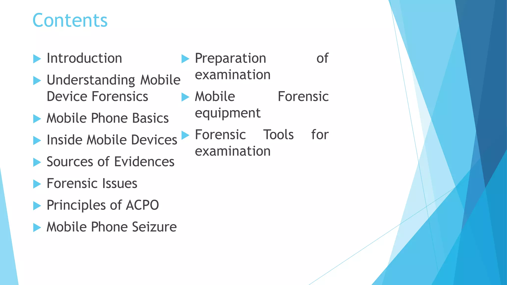 Mobile Phone Seizure Guide by Raghu Khimani | PPTX